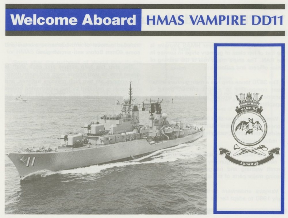 HMAS Vampire (II) | Sea Power Centre
